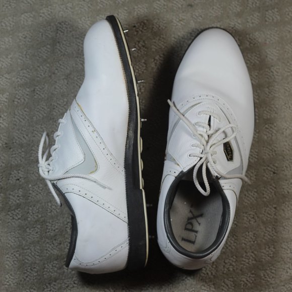 FootJoy | Shoes | Vintage Footjoy Lpx White Saddle Oxfords Golf Shoes ...
